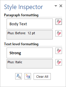 Managing Word Styles